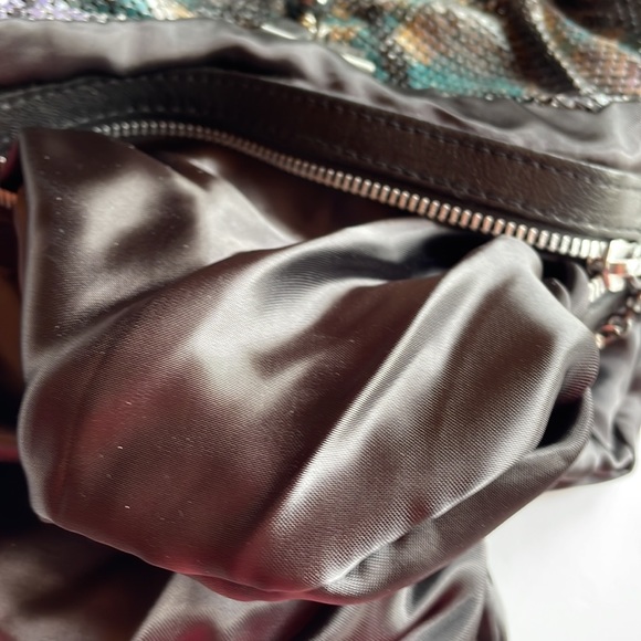 Laura B | Bags | Laura B Metal Mesh Pleated Horn Purse Never Used In ...